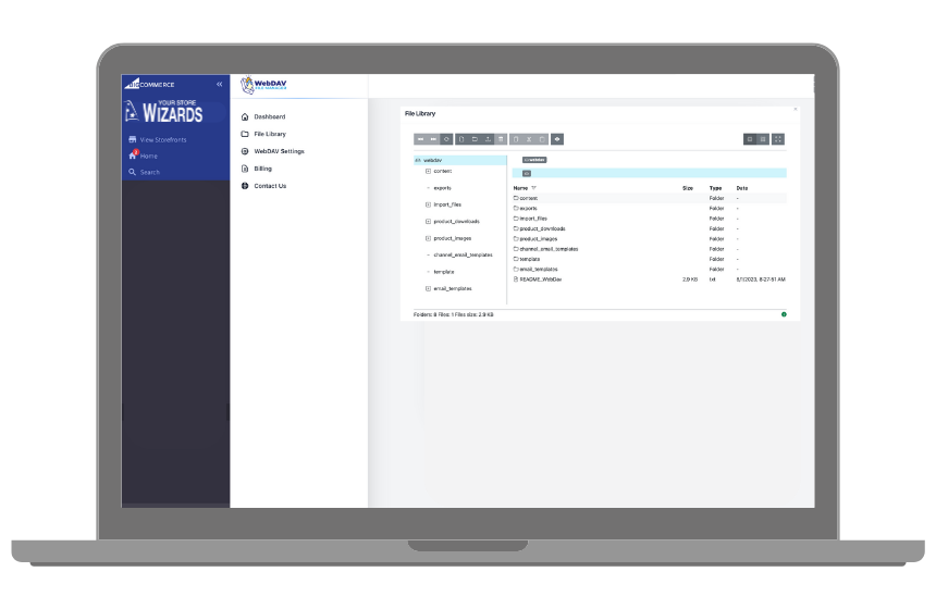 WebDAV File Manager Now Available for BigCommerce | Your Store Wizards Blog