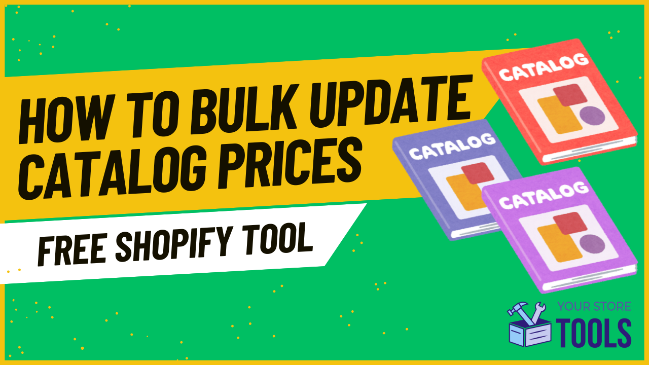How to Update Catalog Prices in Bulk on Shopify